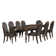 Royal Classics Maximus 9-Piece Wood Dining Set in Madeira | Wayfair